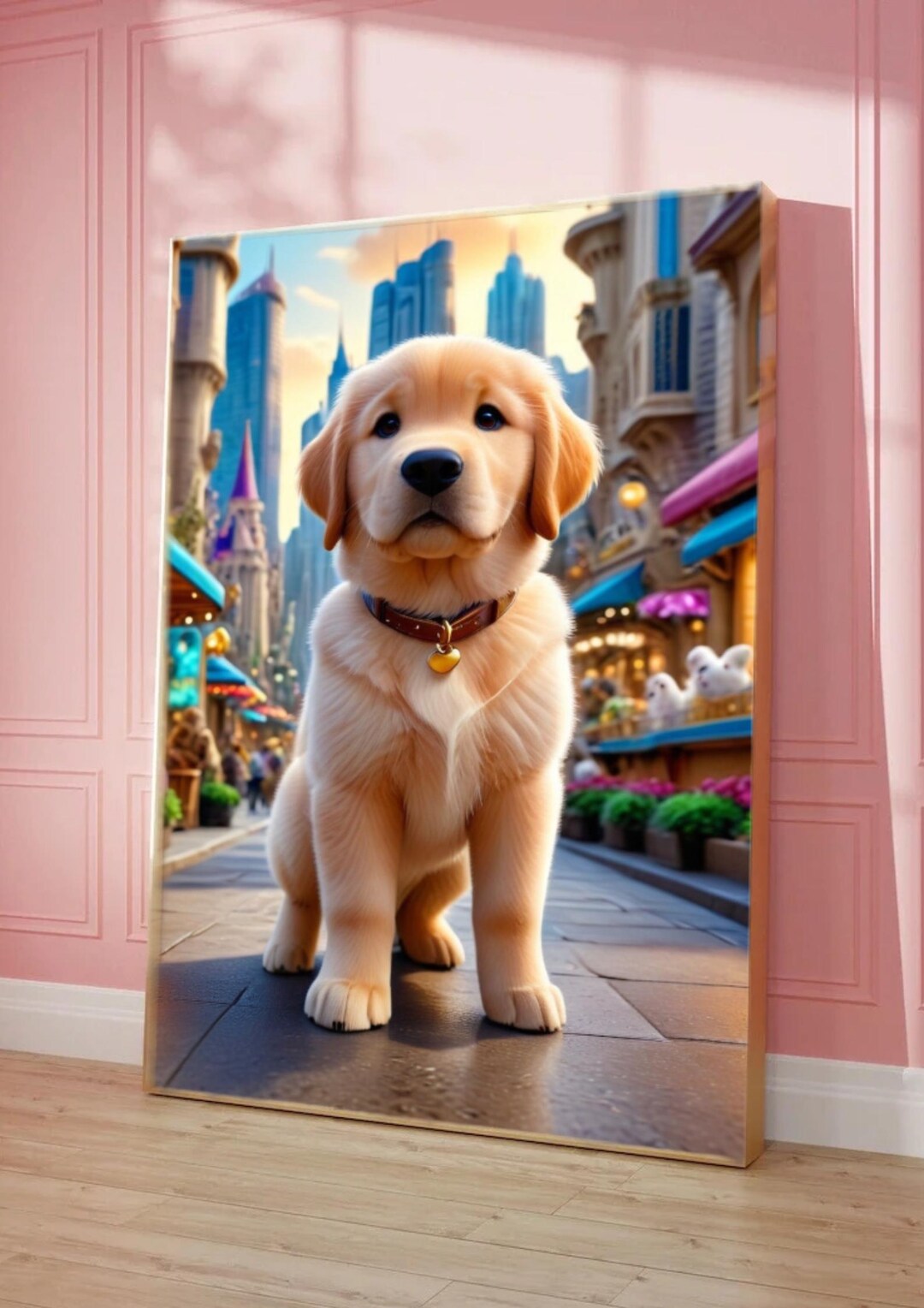 Custom Zootopia-inspired Dog Portrait – Personalized Cartoon Pet ...