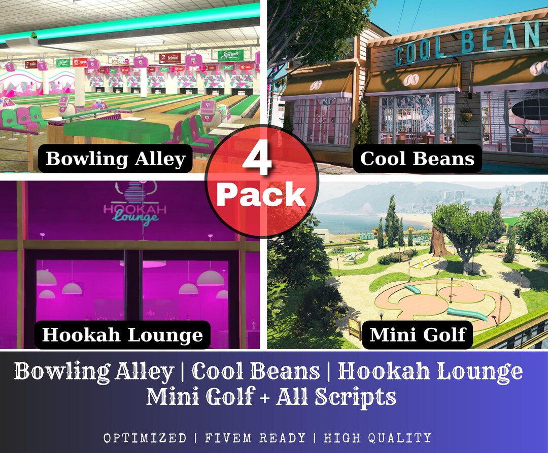 Fivem MLO Pack Fivem Script 4 MLO Pack Fivem Optimized and Ready Fivem Ready Pack - Etsy Canada