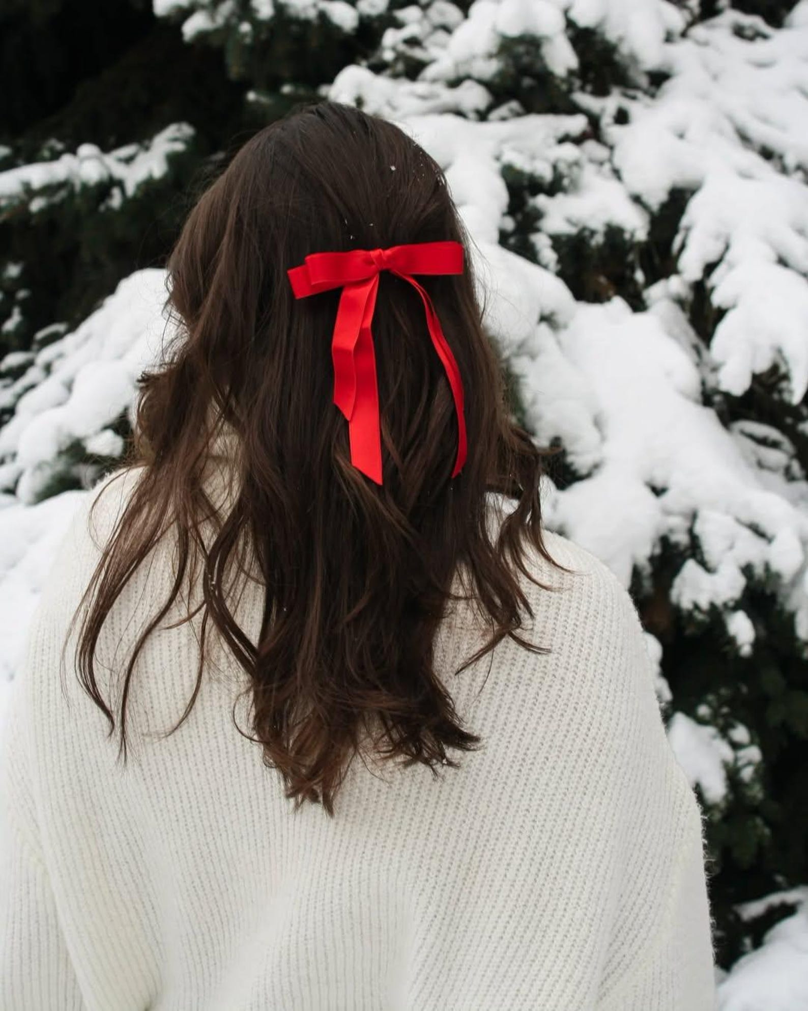 Ivory Bridal Bow White Silk Bridal Hair Bow Alternative Bridal Veil ...