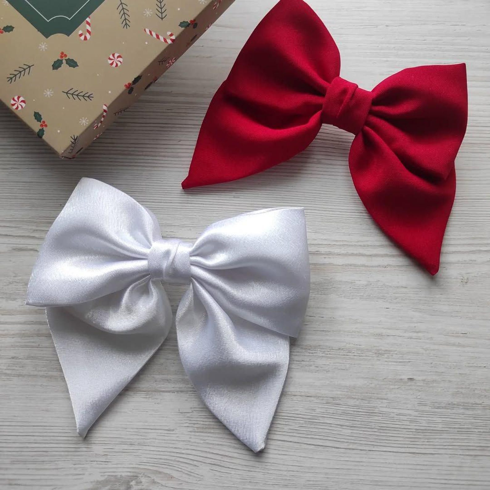 Bridal Bow Veil White Silk Bridal Hair Bow Alternative Bridal Veil ...