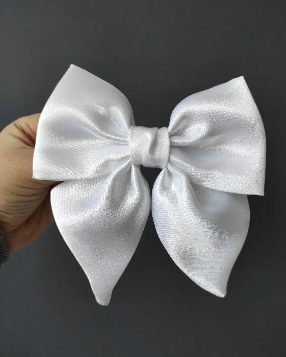 White Hair Bow Hen Bridal Shower Bow Veil Hair Accessories Hen Party ...