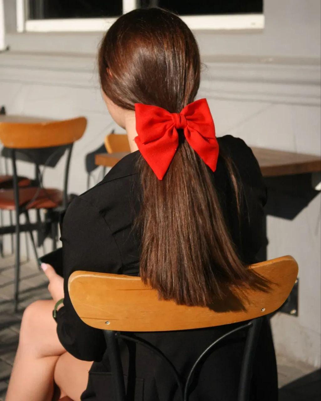 Bridal Bow Veil White Silk Bridal Hair Bow Alternative Bridal Veil ...