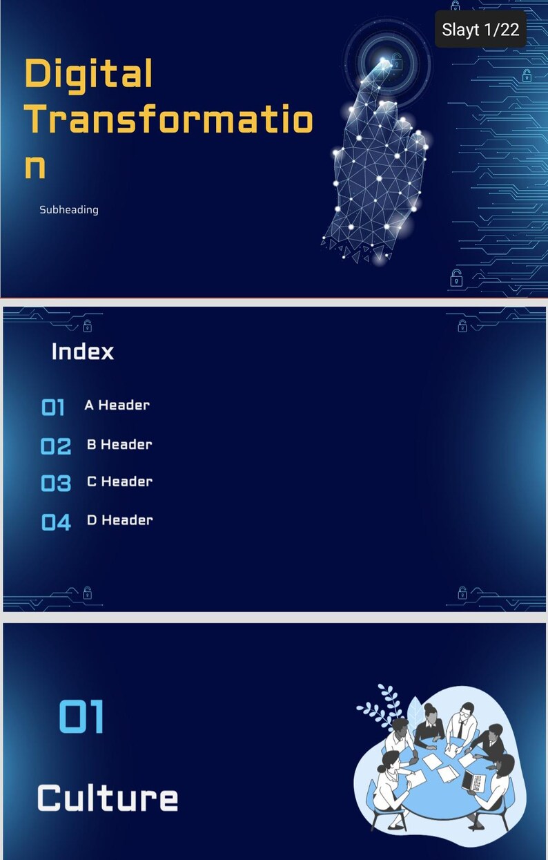 Powerpoint Template - Etsy