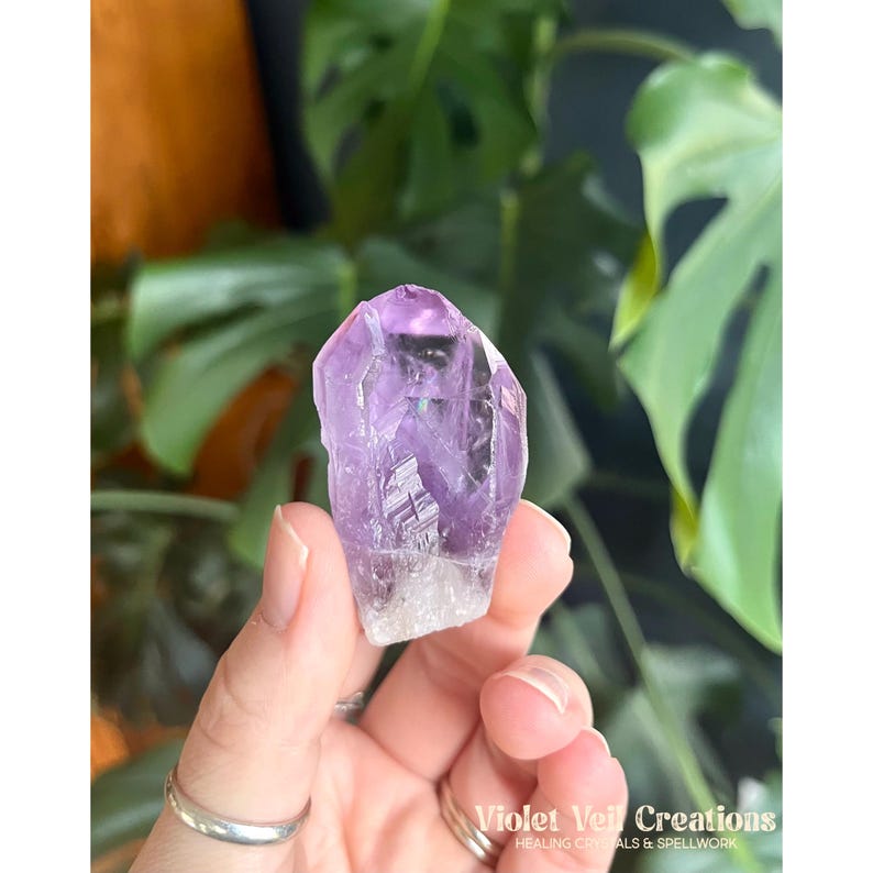 Raw Amethyst Point: Grade AAA Natural Crystal for Meditation - Etsy