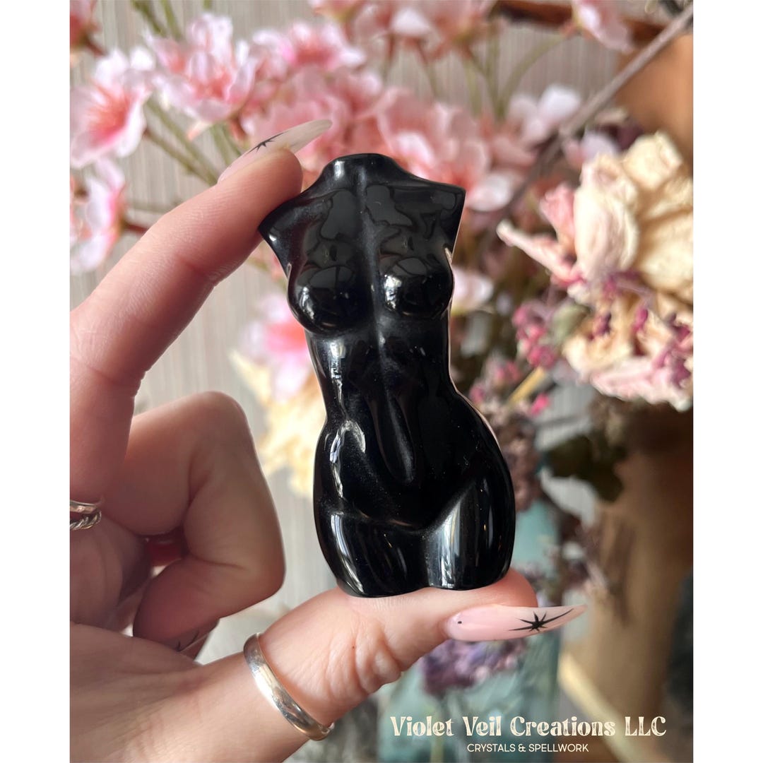 Black Obsidian Goddess | Crystal Lady Body - Etsy