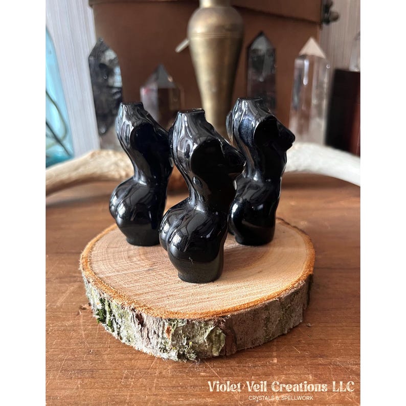 Black Obsidian Goddess | Crystal Lady Body - Etsy