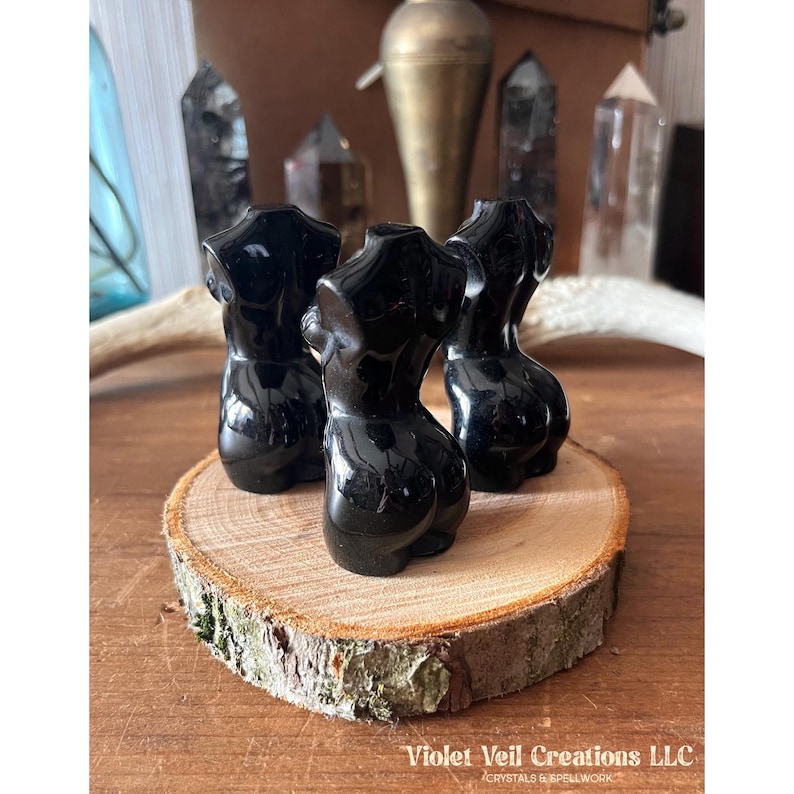 Black Obsidian Goddess | Crystal Lady Body - Etsy