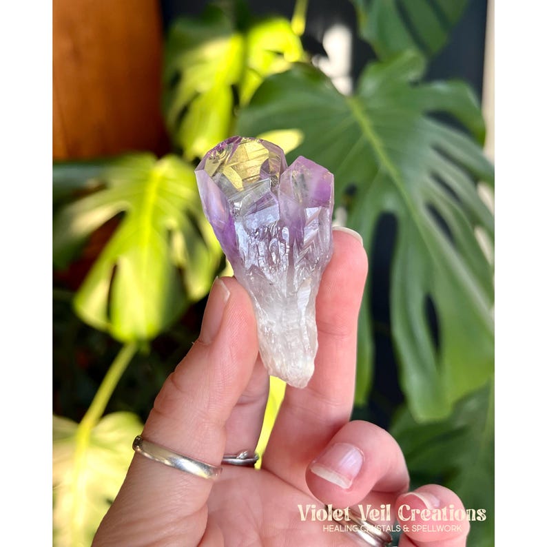 Raw Amethyst Point: Grade AAA Natural Crystal for Meditation - Etsy