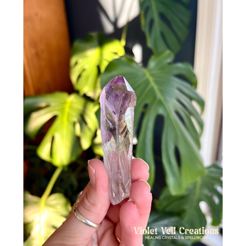 Raw Amethyst Point: Grade AAA Natural Crystal for Meditation - Etsy