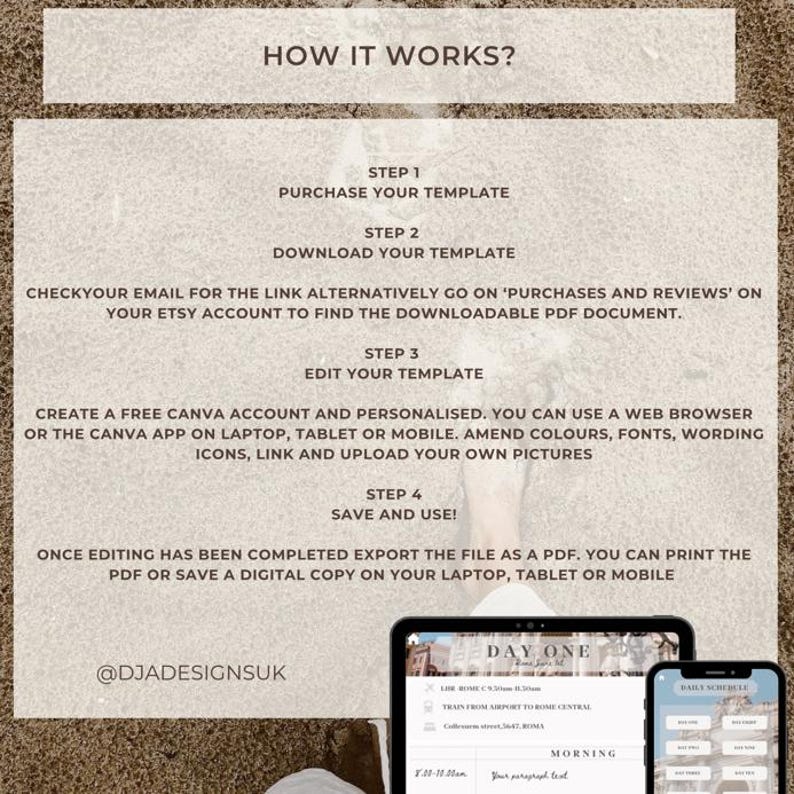 Editable Travel Itinerary Template | Travel Itinerary Planner ...