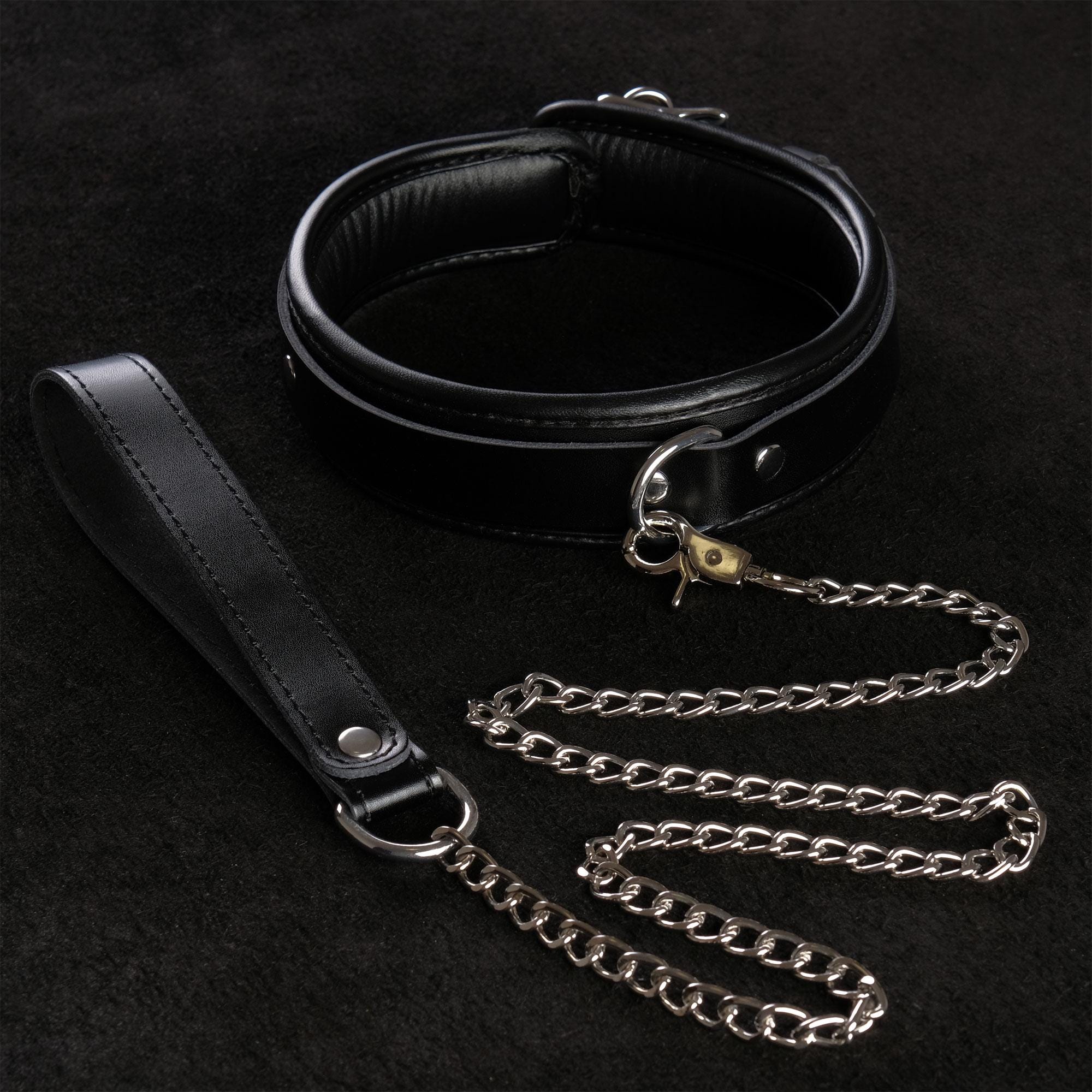 Lockable Collar And Leash Set Human Women Men Subleather Bdsm Collar 5620