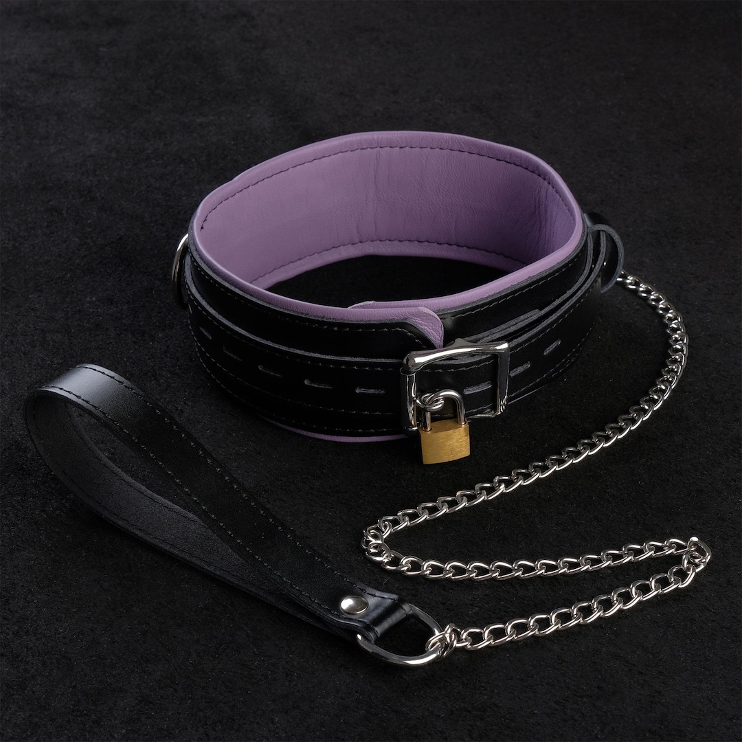 Purple Collar, Lavender Collar,human Collar Petplay,sub Collar ...