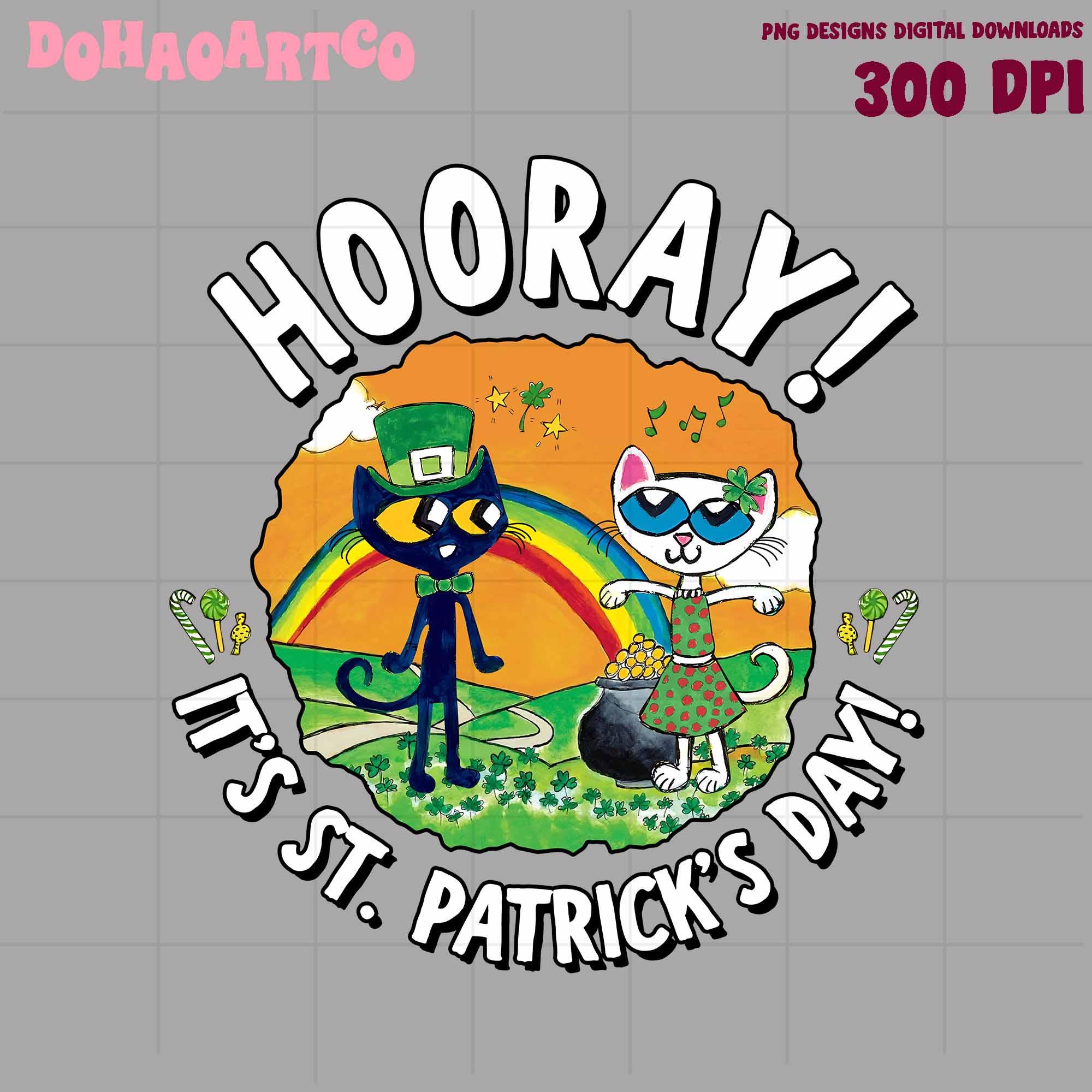 Hooray It's St.patrick's Day Pete the Cat Png, Pete the Cat Png ...