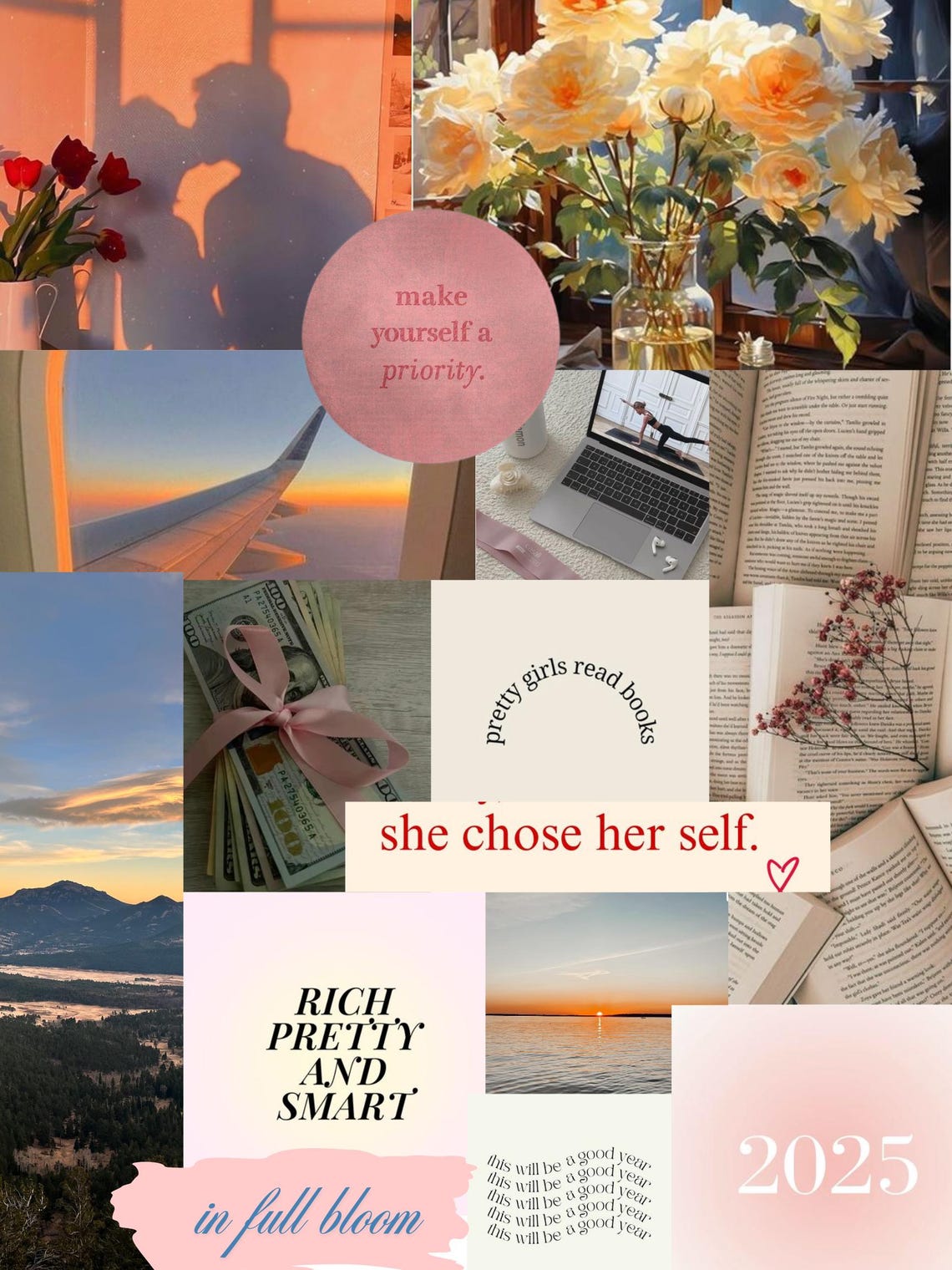 2025 Vision Board Digital Download Template - Etsy