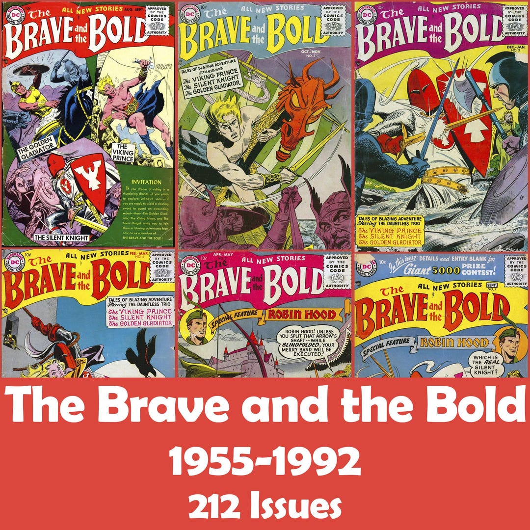 The Brave and the Bold Comics Collection, 212 Issues CBR Digital ...