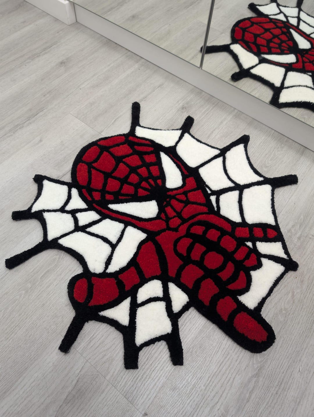 3D Spiderman Tufted Rug - Perfect Gift for Marvel Fans - Etsy