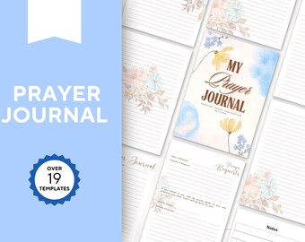 Prayer Journal Printable | Bible Study Guide | Gratitude Journal ...