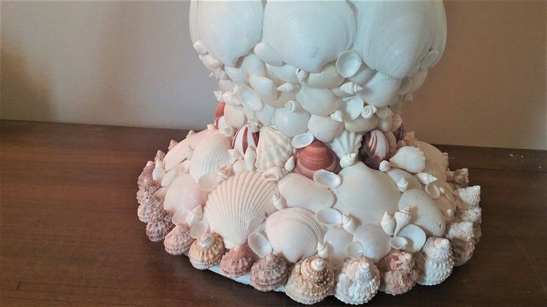Seashell Encrusted Bust Statue Sea Shell Covered Woman Lady Mermaid ...