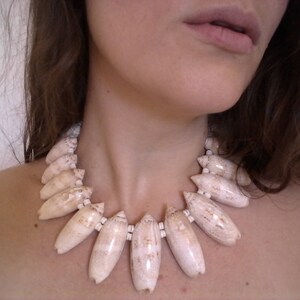Seashell Collar Necklace Tribal Beachy Mermaid Ocean Coastal Beach Sea ...