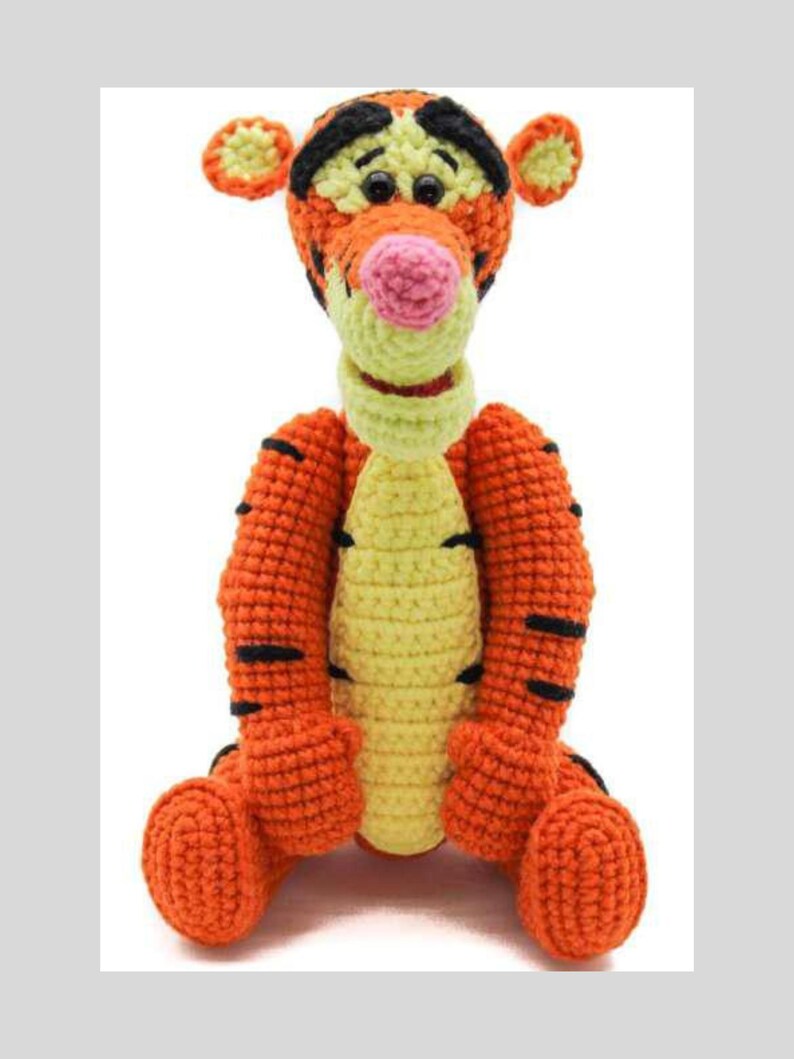 Winnie the Pooh Tigger Crochet Pattern PDF – Amigurumi Digital Pattern ...