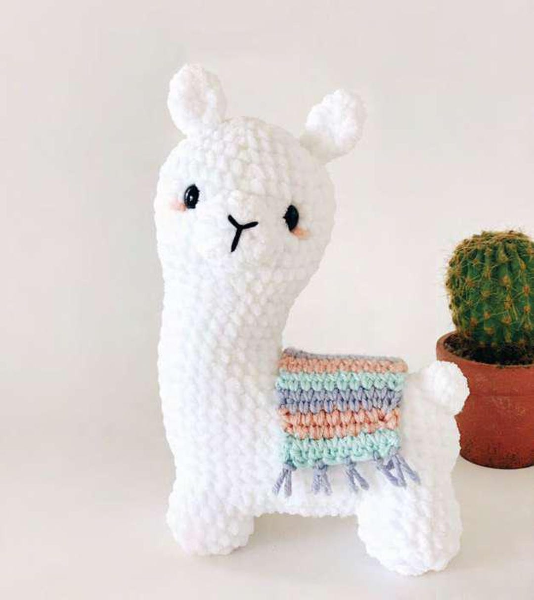 Layla the Llama Crochet Pattern PDF | Plush Alpaca Amigurumi With ...