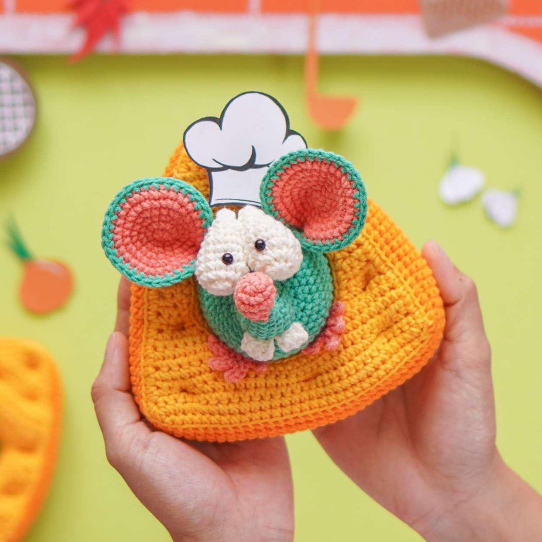 4 in 1 Food Cosplay Crochet Pattern | Amigurumi Food Animals | Mochi ...
