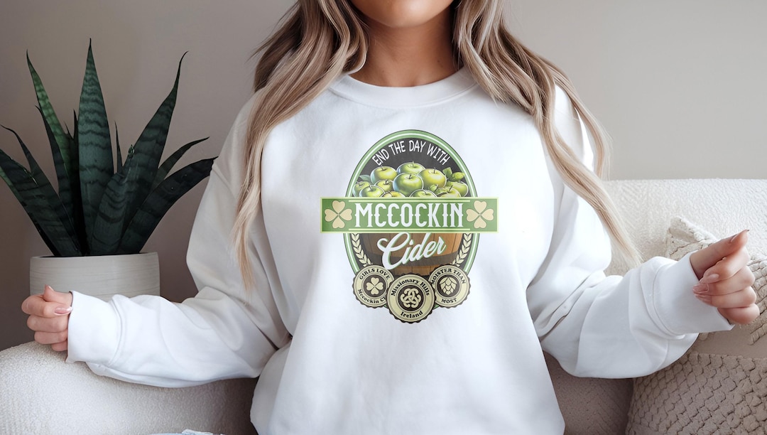 Mccockin Cider PNG | Funny St. Patrick’s Day Clipart | Irish Drinking ...