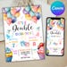 Join Party Birthday Invitation, Sibling Birthday Party, Double Birthday ...