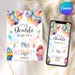 Join Party Birthday Invitation, Sibling Birthday Party, Double Birthday ...