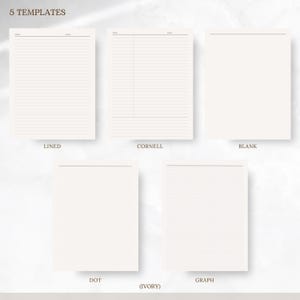 Digital Notebook Paper | Note Taking Templates |pink Digital Pages ...