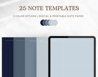 Digital Notebook Paper | Note Taking Templates |pink Digital Pages ...