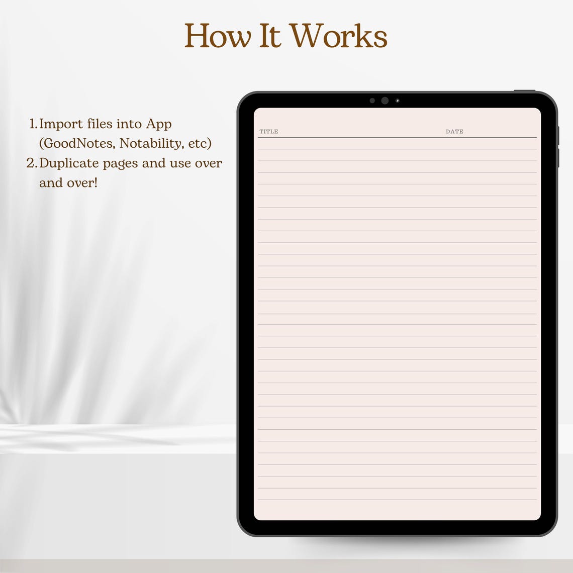 Digital Notebook Paper | Note Taking Templates |pink Digital Pages ...