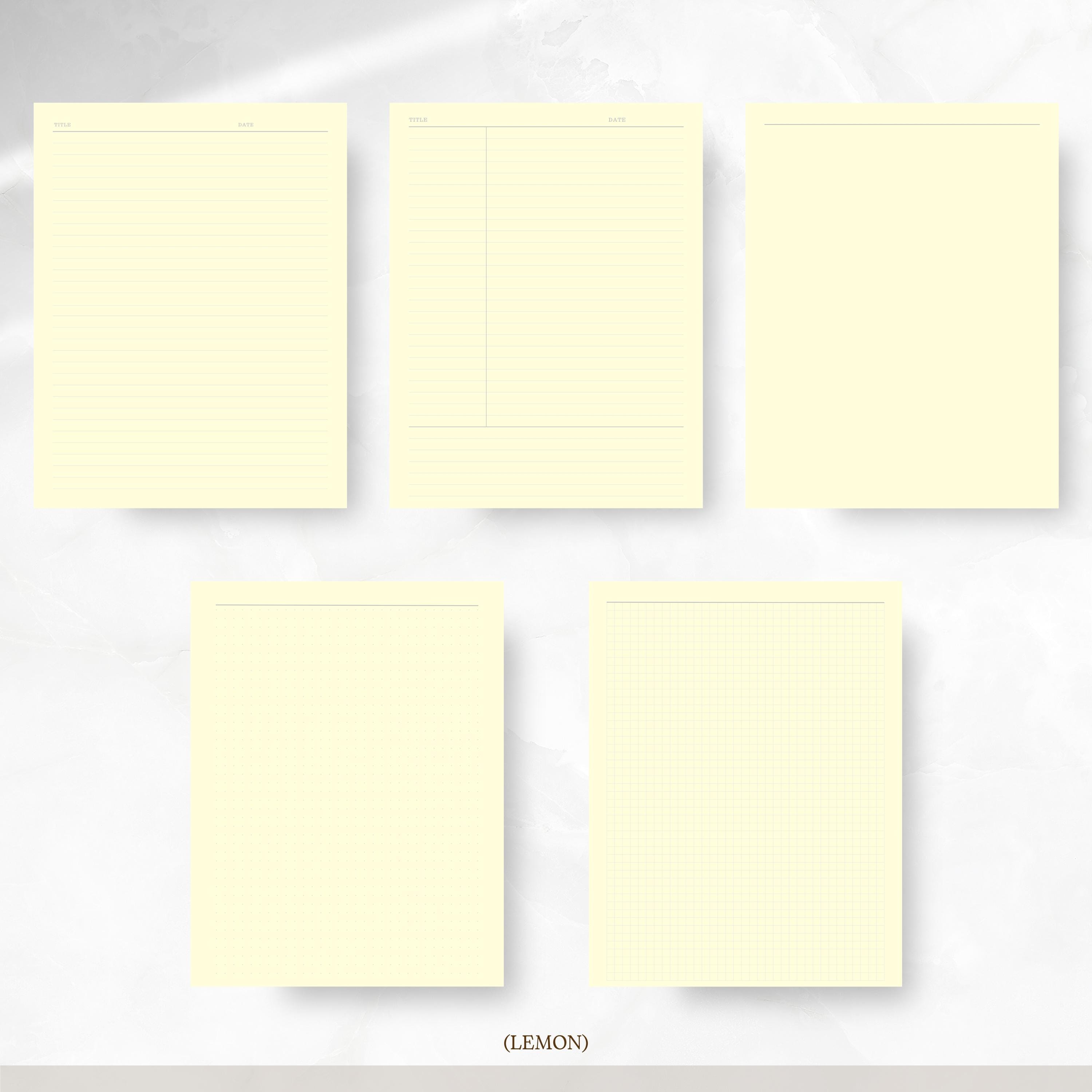 Digital Notebook Paper | Note Taking Templates |pastel Digital Pages ...