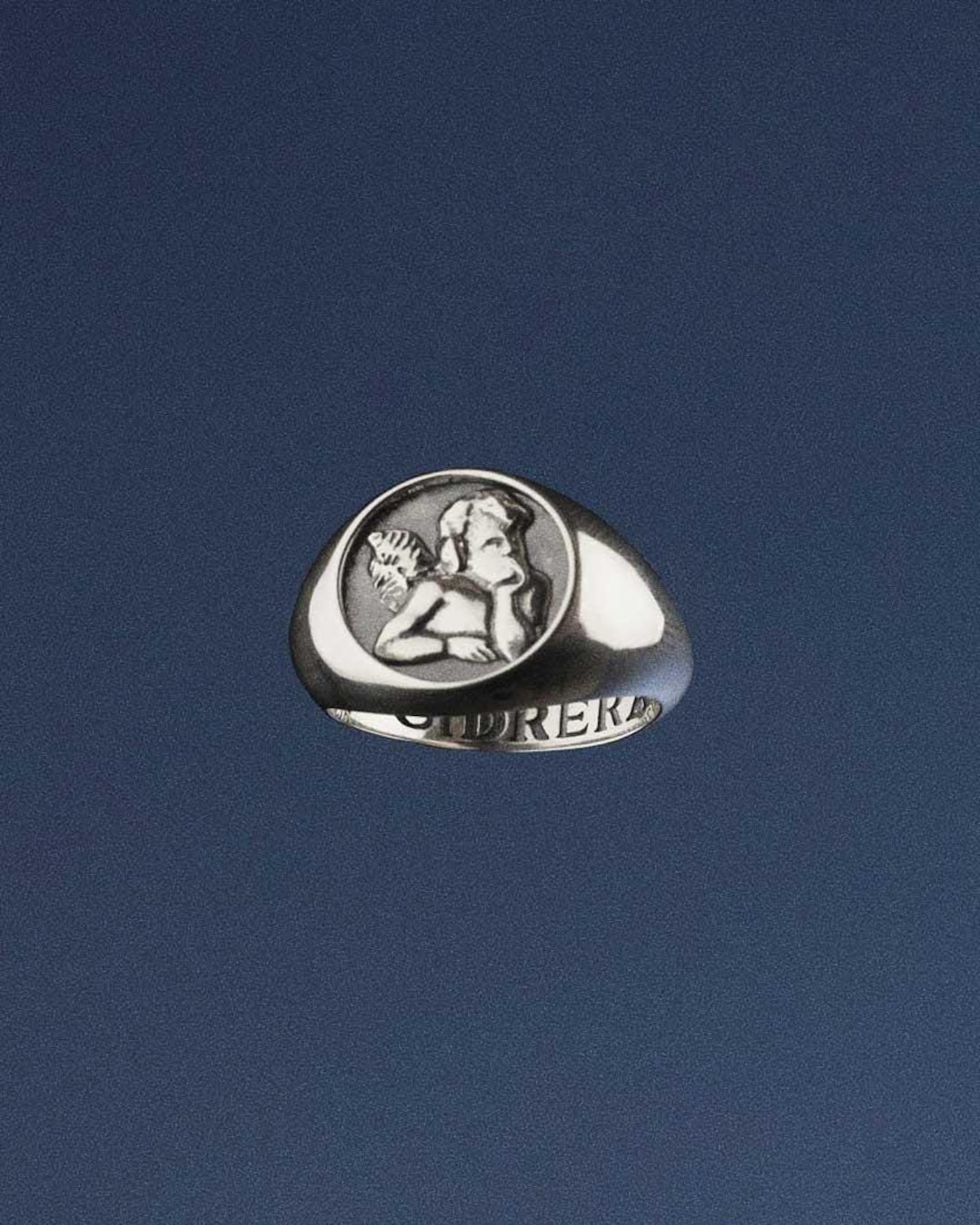 Silver Angel Ring, the Spy Ring by Cidrera, Unisex Guardian Angel Ring ...