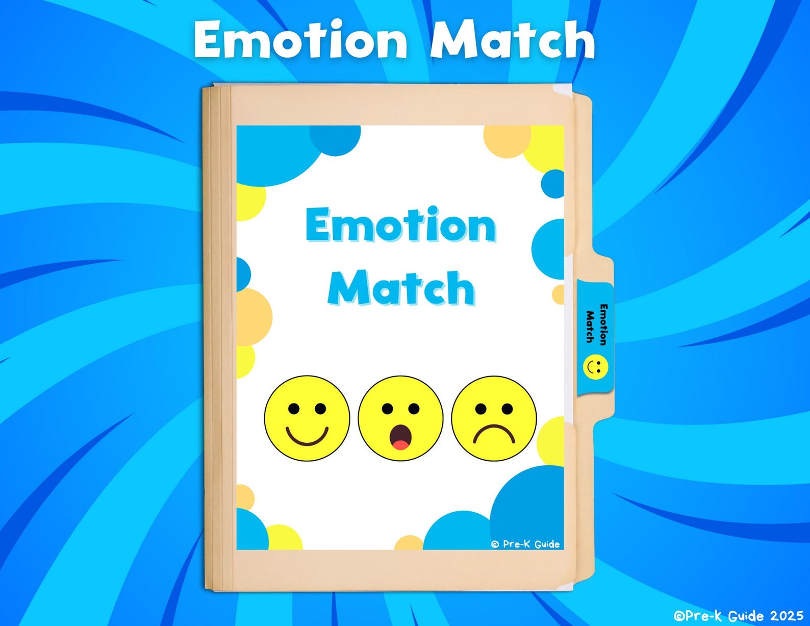 Pre-k Emotions File Folder Game: Social Emotional Learning - Etsy