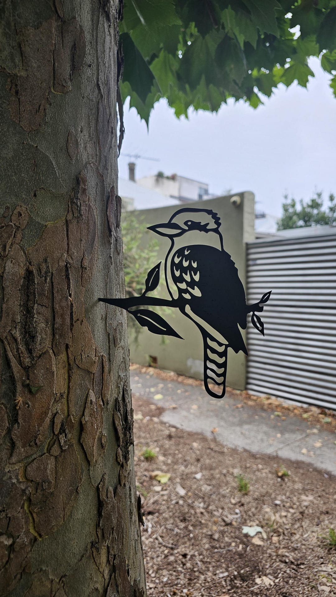 Metal Kookaburra Tree Spike: Steel Garden Art - Etsy