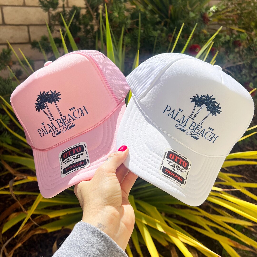 Beach Bachelorette Party Trucker Hats: Custom Toast on the Coast Favors ...