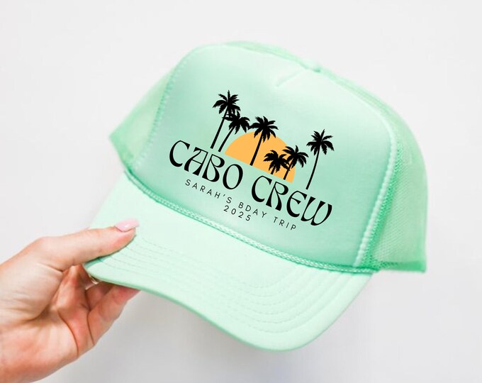 CABO CREW Hats, Bachelor Party Hat, Crew Hat, Team Crew, Totally ...