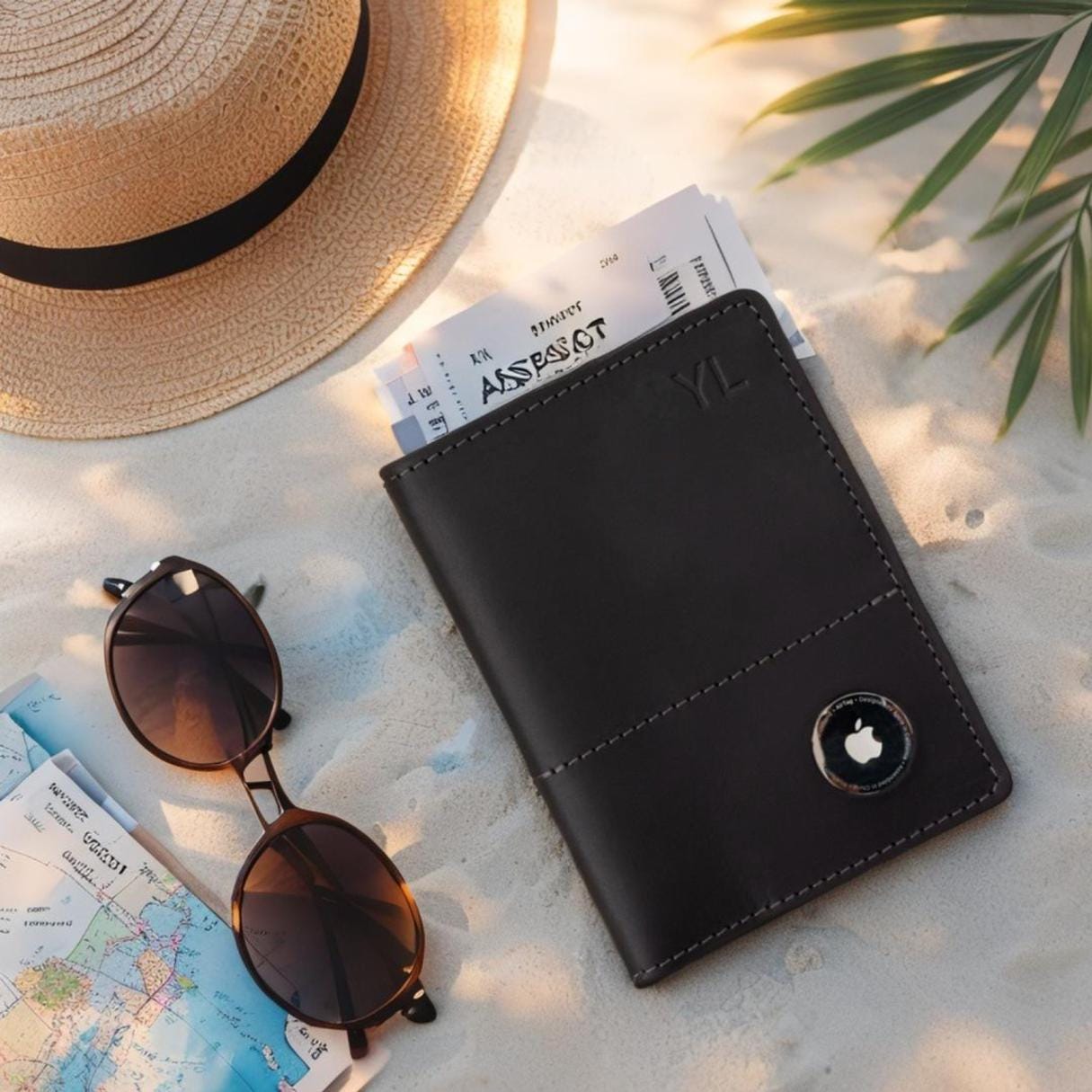 Custom Leather Passport Cover – Personalized Travel Wallet With ...