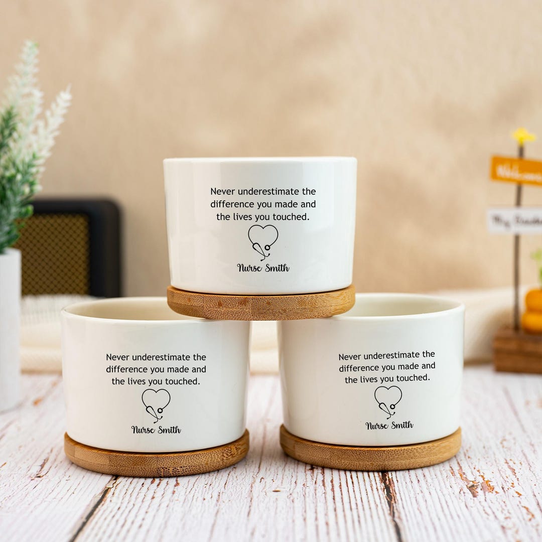 Never Forget the Difference You Make, Personalised Nurse Gift, Flower ...