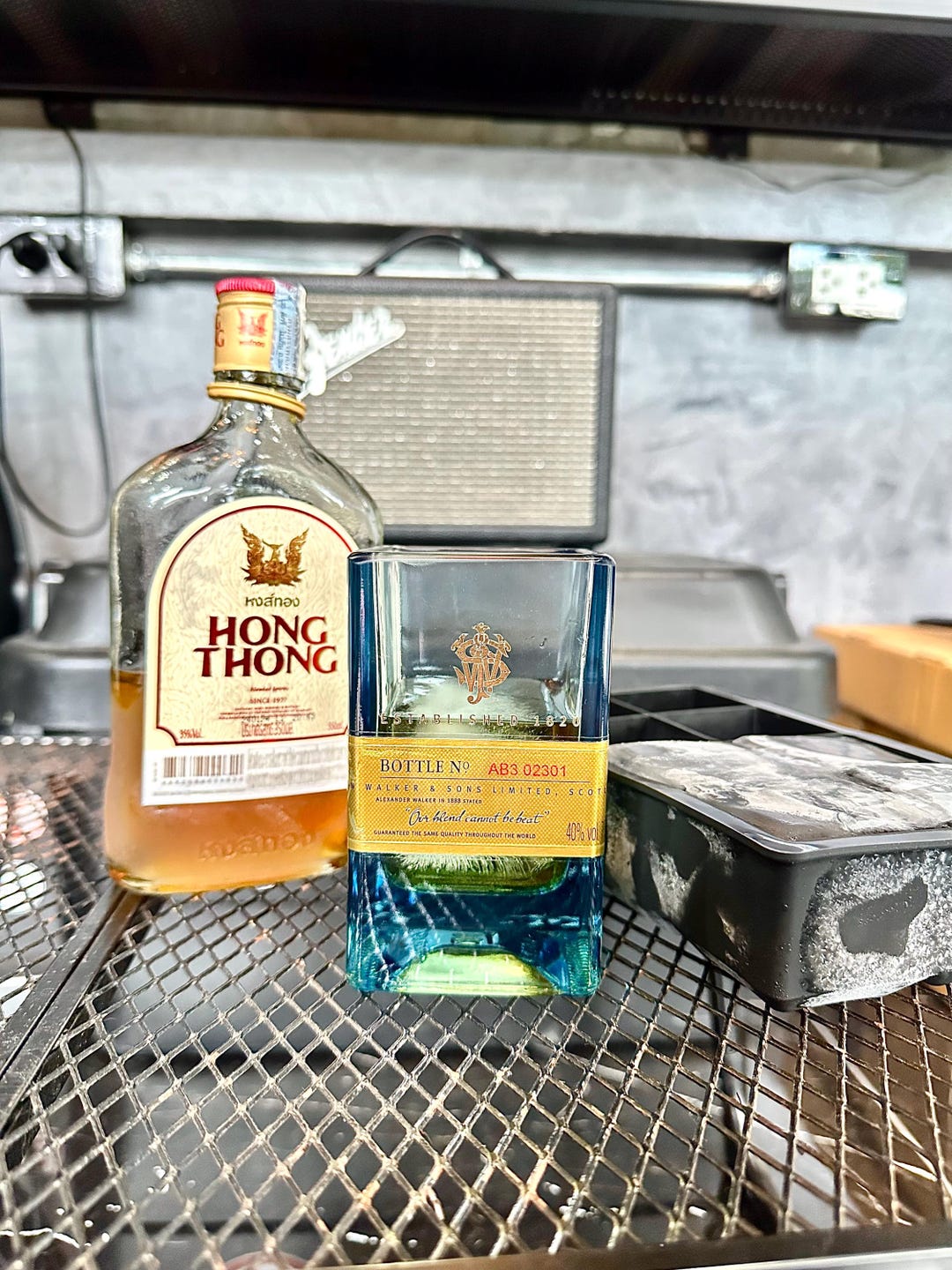 Upcycled Johnnie Walker Blue Label Whisky Drinking Glasses | Eco ...