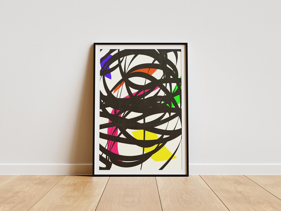 The Shadow Prints ~ Printable Wall Art, Abstract Poster, Home Decor ...