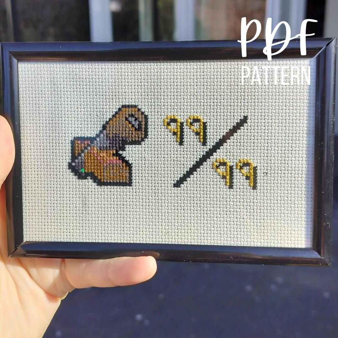 OSRS - Inspired Cross Stitch Pattern – 99/99 Construction PDF - Etsy