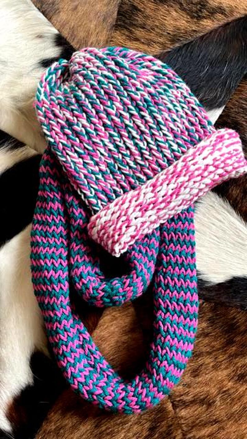 Handmade Knit Hat & Scarf Sets - Etsy