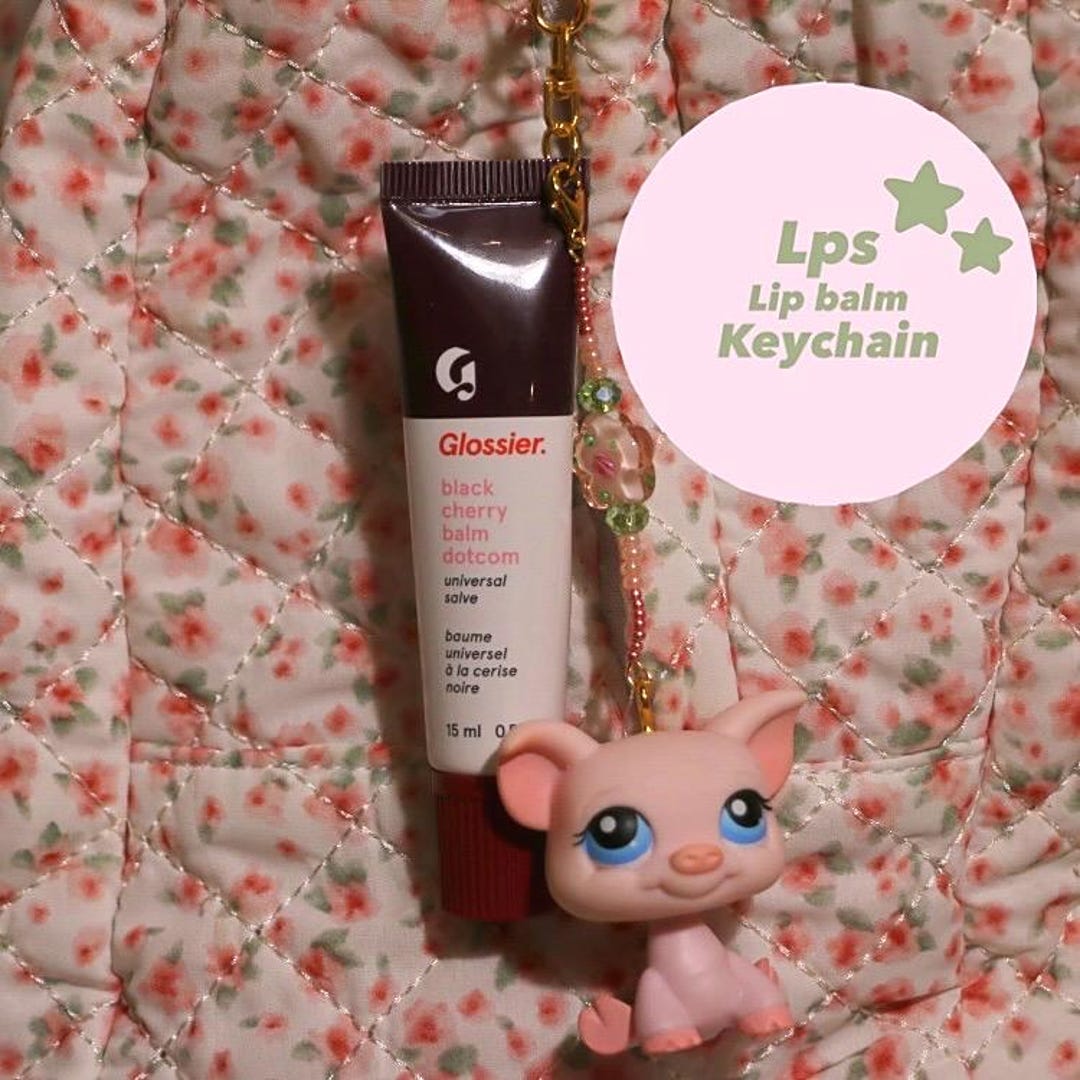 Pig Lps Lip Balm Keychain - Etsy