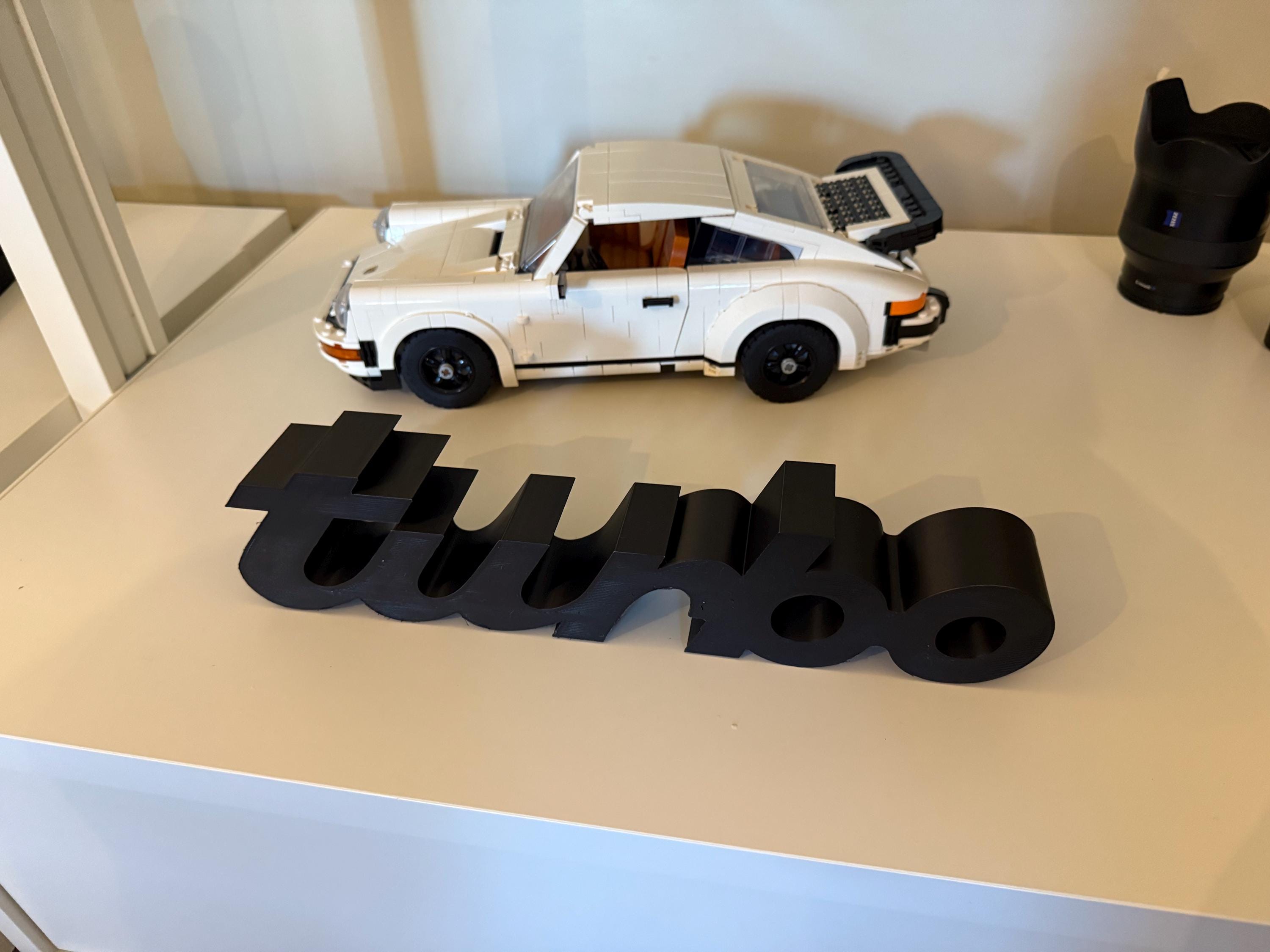 Retro Porsche Turbo Logo 12 Inch Long - Etsy