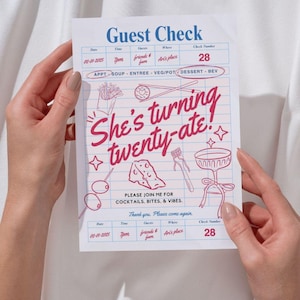 Twenty-ate | Custom Digital Birthday Invitation | Twenty-eight | Guest ...