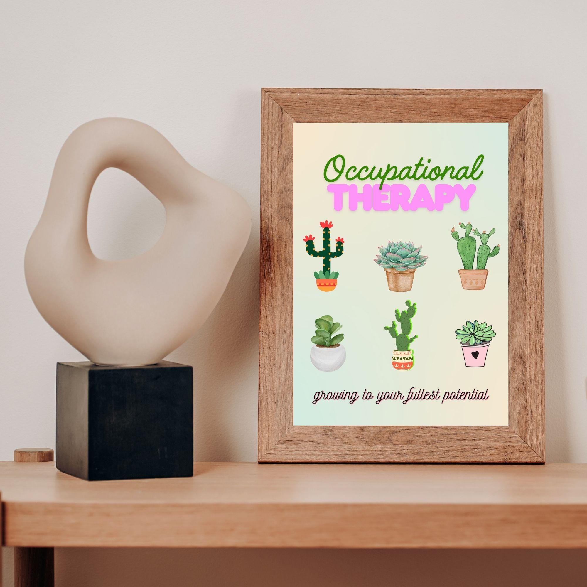 Occupational Therapy Poster Growing to Your Fullest Potential | Plants ...