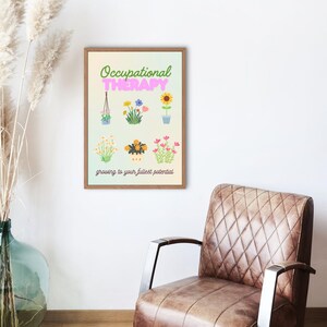 Occupational Therapy Poster Growing to Your Fullest Potential | Plants ...