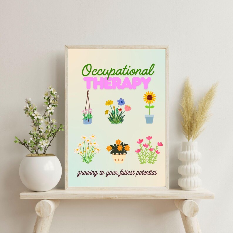 Occupational Therapy Poster Growing to Your Fullest Potential | Plants ...